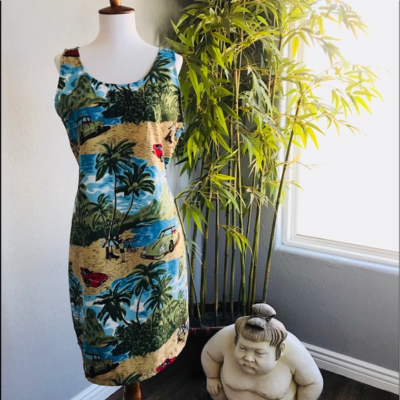 Hawaiian by Basix | Dresses | Item4 Aloha Wear Tropical Dress | Poshmark